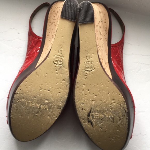 Vaneli | Shoes | Vaneli Red Denley Open Toe Sling 34 Inches | Poshmark